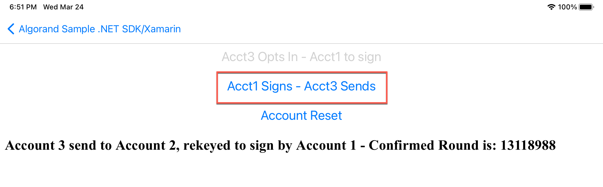 Build Algorand Ios Android And Uwp Apps Using C Net Sdk And Xamarin Algorand Developer Portal